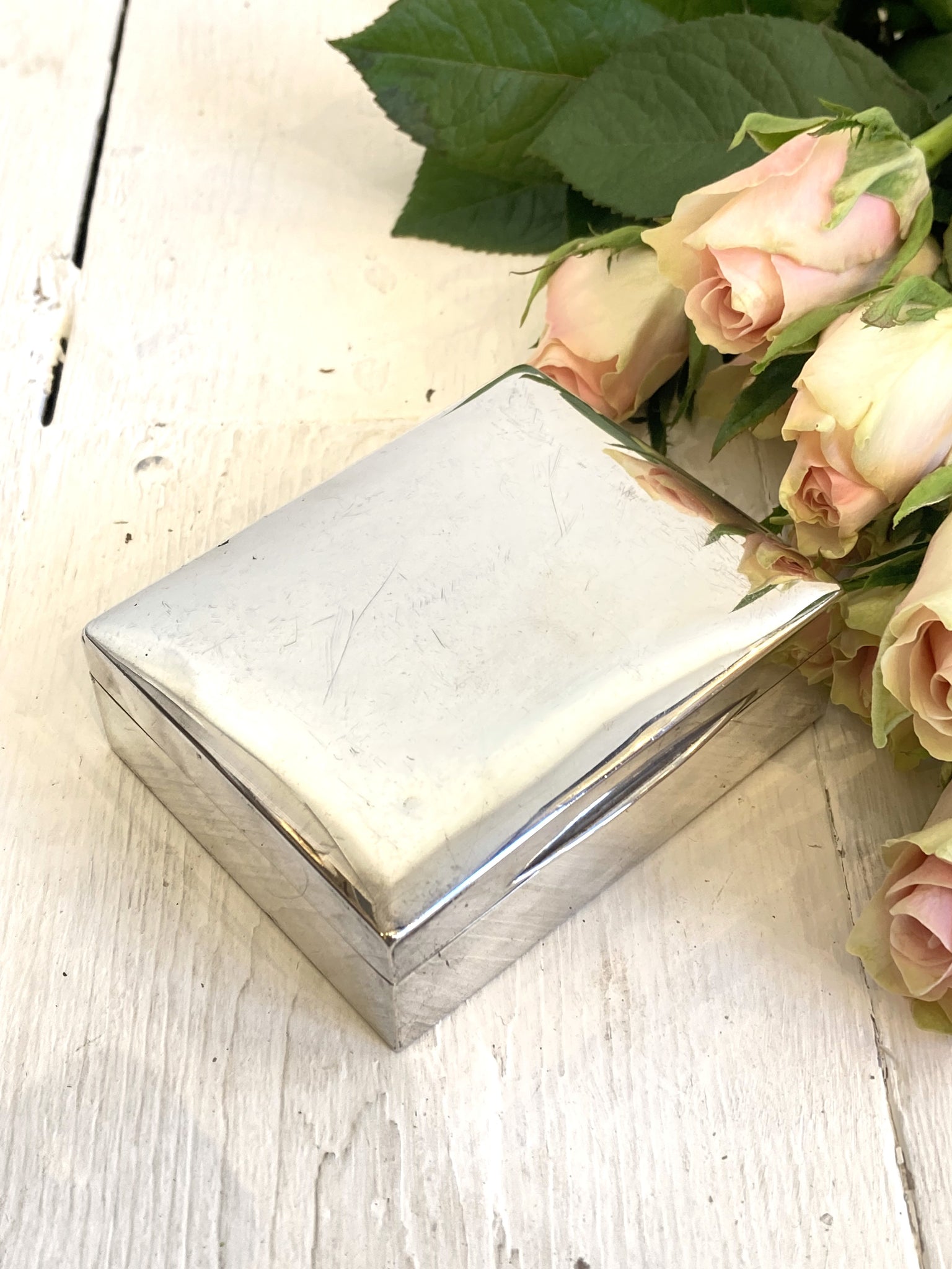 German 800 silver cigarette box – Belle Epoque