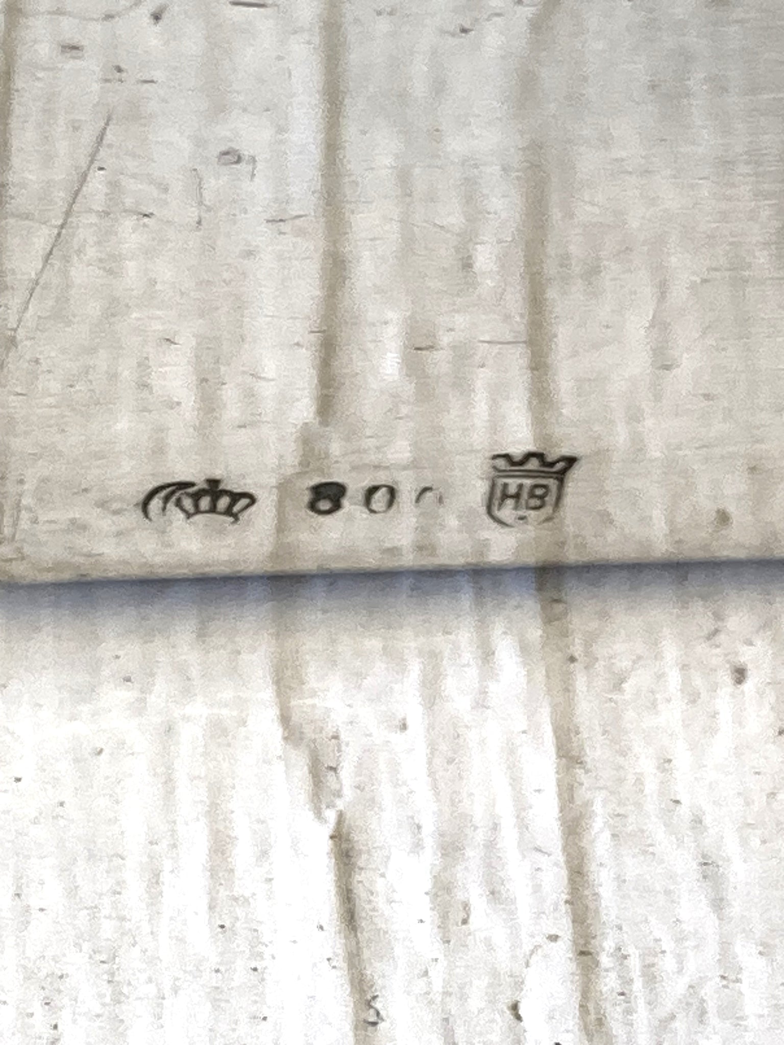 German 800 silver cigarette box – Belle Epoque