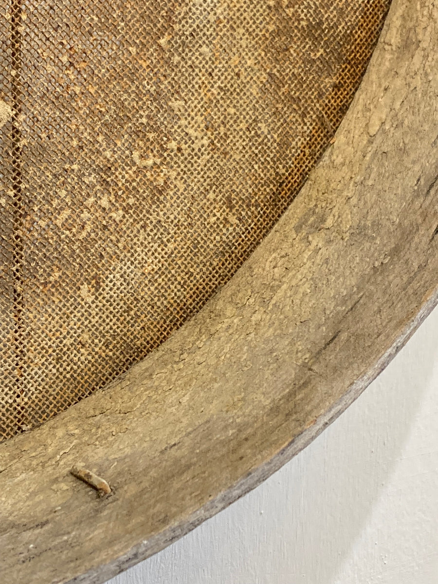 Large rustic garden riddle or sieve – Belle Epoque